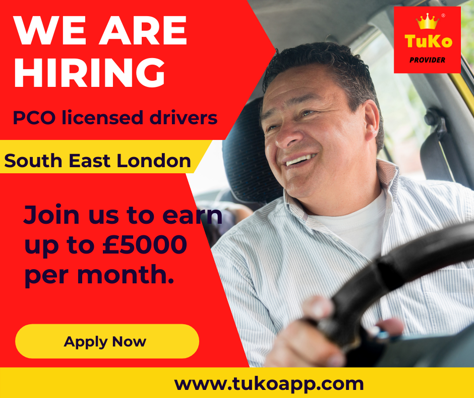 PCO Drivers Wanted In London | Best Rates Paid